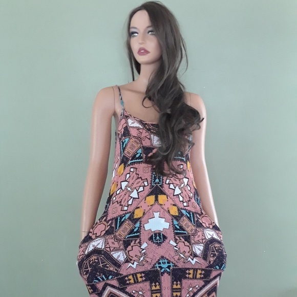 Xhilaration | Dresses | Aztec Boho Maxi Dress | Poshmark